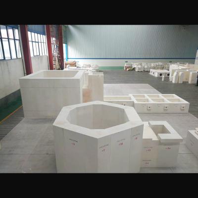 China Refractory AZS blocks for glass furnace with high quanlity made in China for sale