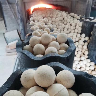 China Thermal Insulation Balls High Alumina Refractory Balls For Hot Blast Stove Regenerator for sale