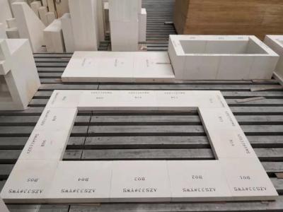 China Top Quality Electric Melting Zircon Corundum Brick AZS Bricks used in Glass Furnace for sale