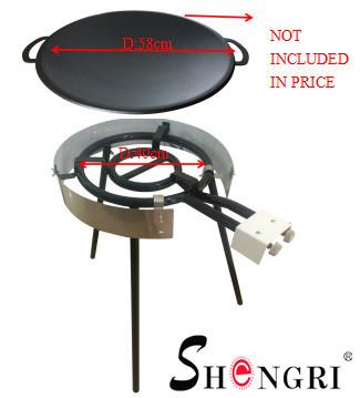China Shengri Gas ring burner 40cm outdoor camping for sale