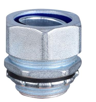 China Waterproof Box Connector Straight Type , Flexible Conduit Connector DPJ Flexible Connector for sale