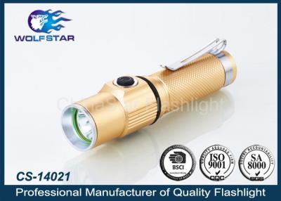 Cina il mini alluminio 5watt ha condotto la torcia elettrica principale tattica di campeggio della torcia ricaricabile in vendita