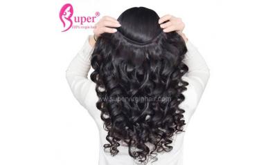 China Virgin Unprocessed Malaysian Body Wave Hair Bundles Loose Wave 95g - 100g Weight for sale