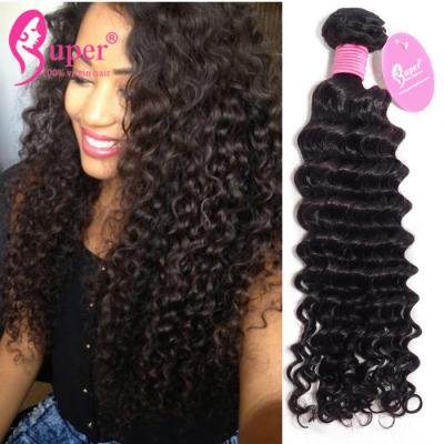 China 6A - 11A Curly Body Wave Hair Extensions Brazilian Weave Bundles With Closure for sale