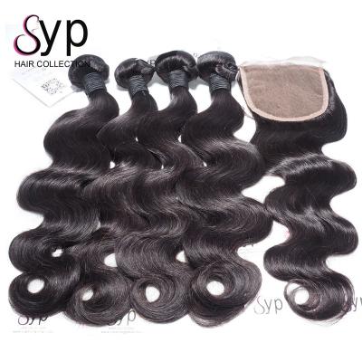 China Double Drawn Long Indian Human Hair Extensions Sew In Eurasian Exotic Body Wave for sale