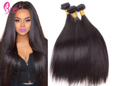 China Indian 8A Non Remy Raw Weave Hair Extensions / Straight Hair Bundles for sale