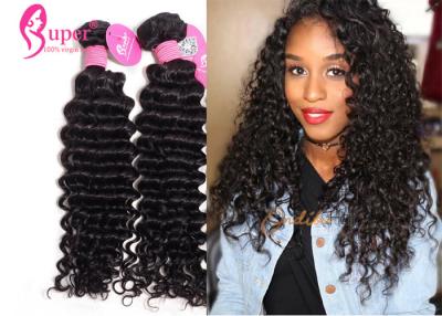 China Virgin Cambodian Curly Hair Weave / Remy Human Hair Extensions 20 Inch for sale