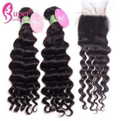 China 7A 8A Deep Wave Extensions For Natural African American Hair No Tangle for sale