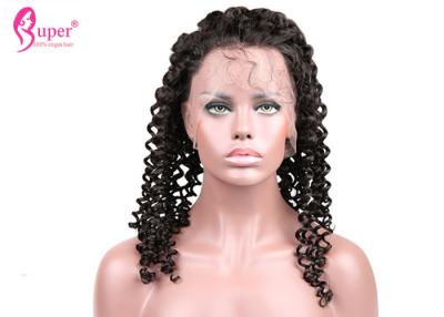 China Women's Curly Remy Lace Front Wigs 100 Human Hair Extensions 8 Inch - 30 Inch for sale