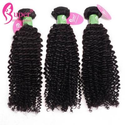 China 6A African American Remy Human Curly Hair Weave Natural Black #1b for sale
