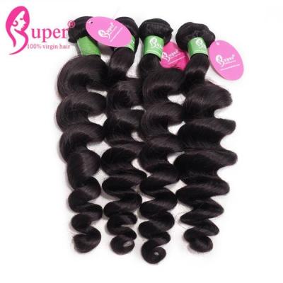 China True Virgin Cambodian Loose Wave Thick 30 Inch Wavy Hair 4 Bundle No Chemical for sale