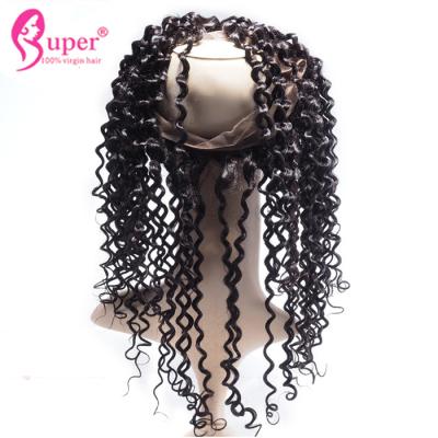 China Black Lace Frontal Closure And Bundles Human Hair Extensions Good Curly Hairstyles for sale