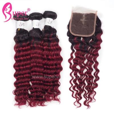 China 18 20 22 Inch Black To Red Blonde Ombre Hair Extensions Dye For Dark Hair for sale