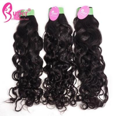 China Relaxing Real Cambodian Remy Hair Extensions Water Wave Texture for sale