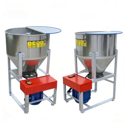 China Poultry Farming Animal Feed Mixer 150KG Vertical Stainless Steel Wet and Dry Feed Mixing for sale