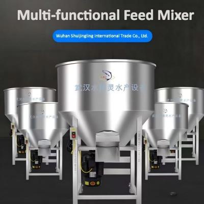 China 201 Stainless Steel Automatic Animal Feed Mixer For Tilapia Farm 200kg Capacity for sale