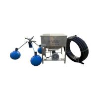 China Automatic Timer Motorized Fish Feeder Feed Loading Machine 45 Packs Per Hour System for sale