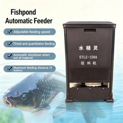 China 80kg Half Automatic Fish Feeder for Fish / Shrimp / Prawn / Tilapia Pond for sale