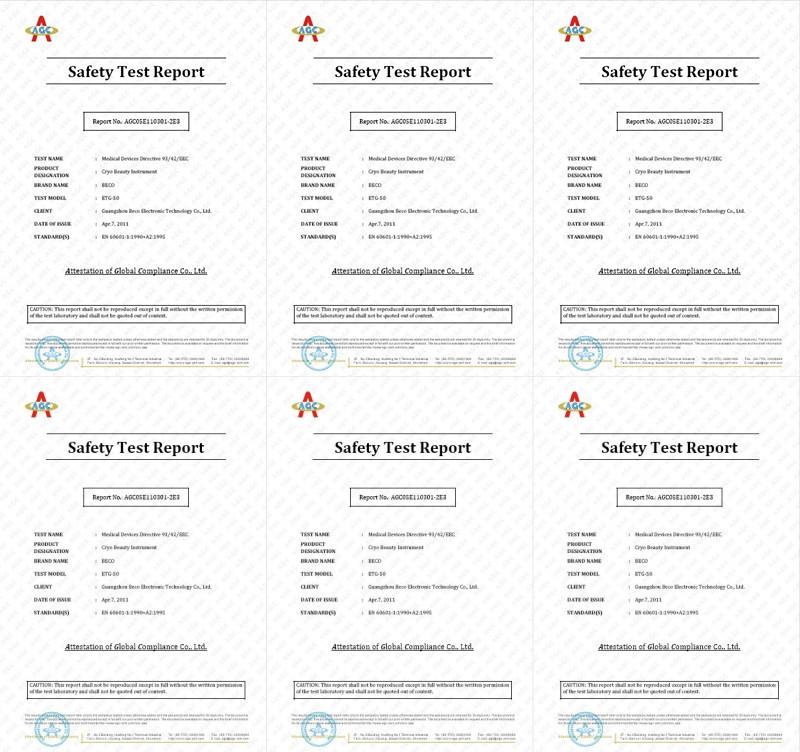 Safe Test Report - Guangzhou iTech Aesthetics Co.,Ltd