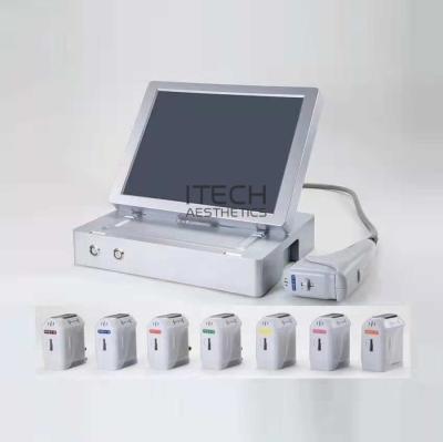 Cina ente portatile di 3D Hifu che dimagrisce le anti cartucce a macchina della grinza 7 11 linea in vendita