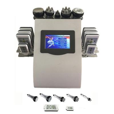 China Portable 6 em 1 Cavi - laser Tripolar multipolar do vácuo do RF da cavitação da máquina 40K da cavitação do ultrassom do lipo à venda