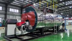 WNS 3-PASS oil gas fired Steam boiler shows.