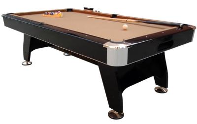 Cina Angolo di metallo della Tabella del gioco del biliardo di dimensione standard 8FT con il panno di Brown del cammello in vendita