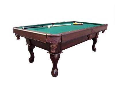 China Standard 96 Inches Pool Game Table Solid Claw Legs With Conversion Ping Pong Top for sale