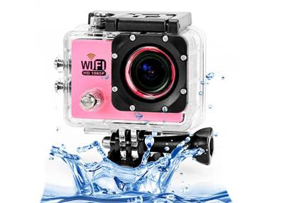 Cina Audio HD pieno subacqueo rosa 1080P mette in mostra la macchina fotografica con x4 Digital Zom in vendita
