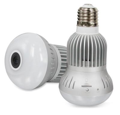China 1.3 Megapixel Panoramic Bulb Wifi Camera Wire Camera for sale
