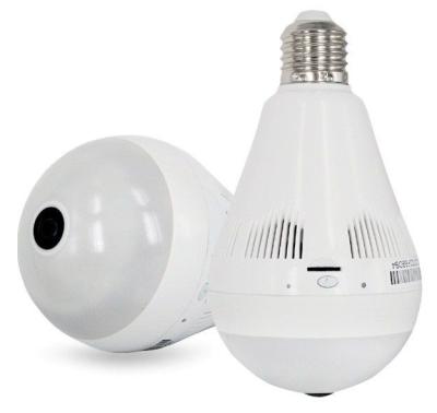 China 3.0 Megapixel Panoramic Bulb Wifi Camera for sale