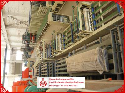China PLC Control System Corrugated Roll Forming Machine for Mgo / Fiber Glass Mesh Raw Material for sale