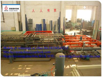 중국 2 - 25 mm 간격 무제한 길이 및 1.3 m 폭을 가진 자동적인 MgO 널 생산 라인 판매용