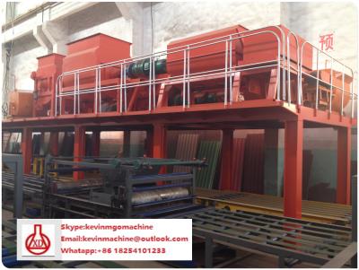 Cina Materiali dell'ossido di magnesio che costruiscono il pannello del muro divisorio che fa macchina 50HZ in vendita