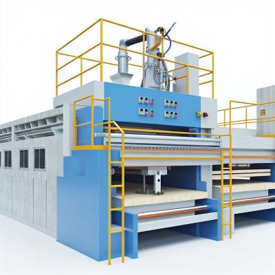 China High Flexural Strength Customized Cement Board Making Machine Formaldehyde Emission ≤1.5mg/L and Water Absorption ≤10% for sale