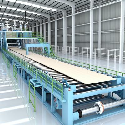 China 2400mm Board Length Fiber Cement Board Production Line For Board Width 1200mm And Low Thermal Conductivity ≤0.25W/mk for sale
