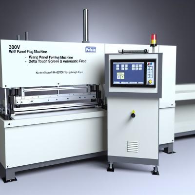 Cina Macchina per la formazione di pannelli murali da 380 V con schermo Delta touch e alimentazione automatica in vendita