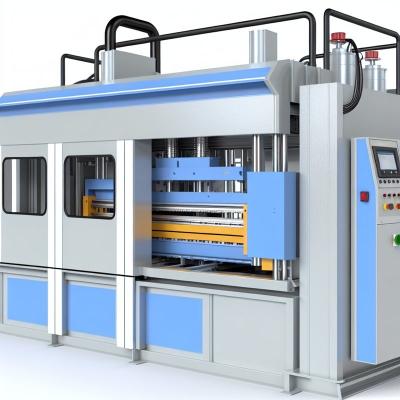 Cina Macchina di formazione di pannelli murali a 3 fasi a colori personalizzati per pannelli a doppia parete in vendita