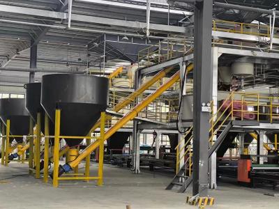 China Customer Required Colour Wall Panel  XPS Insulation Tile Backer Board Production Line for sale