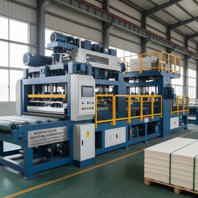 China Adjusted Colour Sulfate Mgo Board Machine 1.22 2.44 Heavy Duty Machinery for Producing Fire Resistant Construction Boards for sale