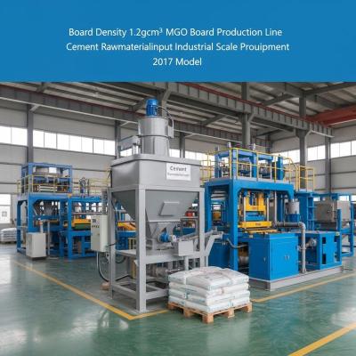 China Board Density 1.2gcm3 MgO Board Production Line Cement Rawmaterialinput 2017 Model Industrial Scale Production Equipment for sale