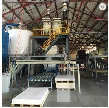 중국 환경 친화적 인 황산 MGO 보드 기계 ≤1.5mg/L 포름알데히드 배출량 판매용