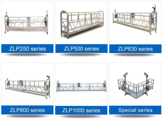 Other models of suspended platforms