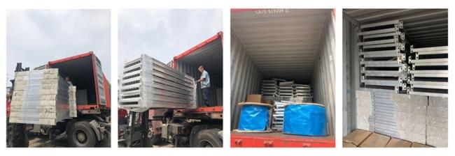 Transportation of suspended platforms