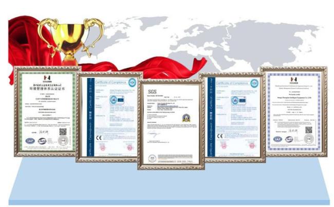 6.Our certificate