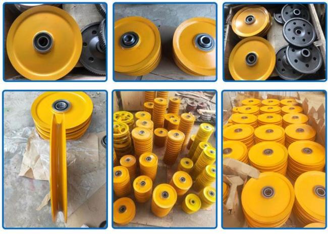 3.Photos of tower crane steel pulley