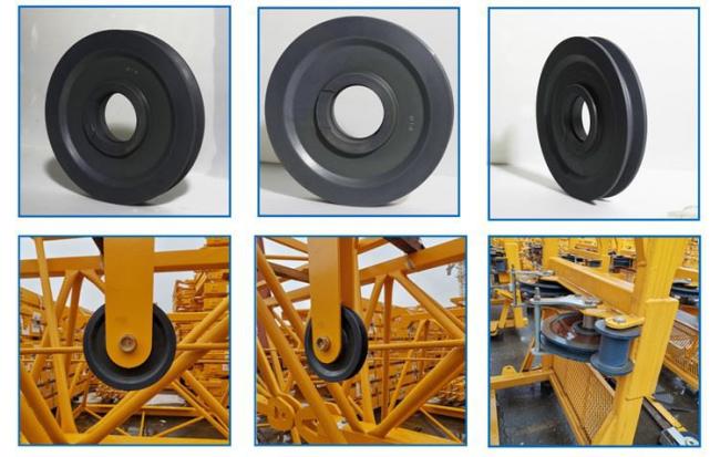 Nylon pulley picture of tower crane