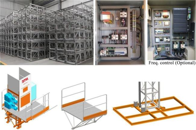 6.Cargo lift platform main parts