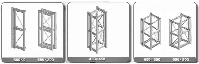 construction hoist mast section