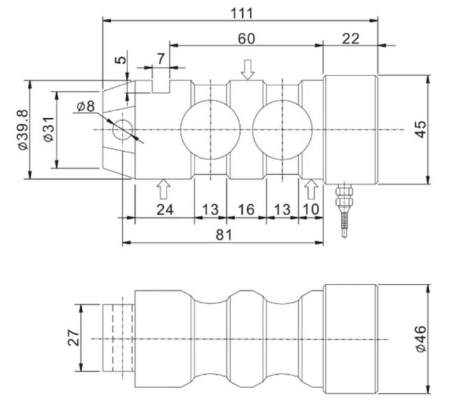 Shaft Pin Load Cell